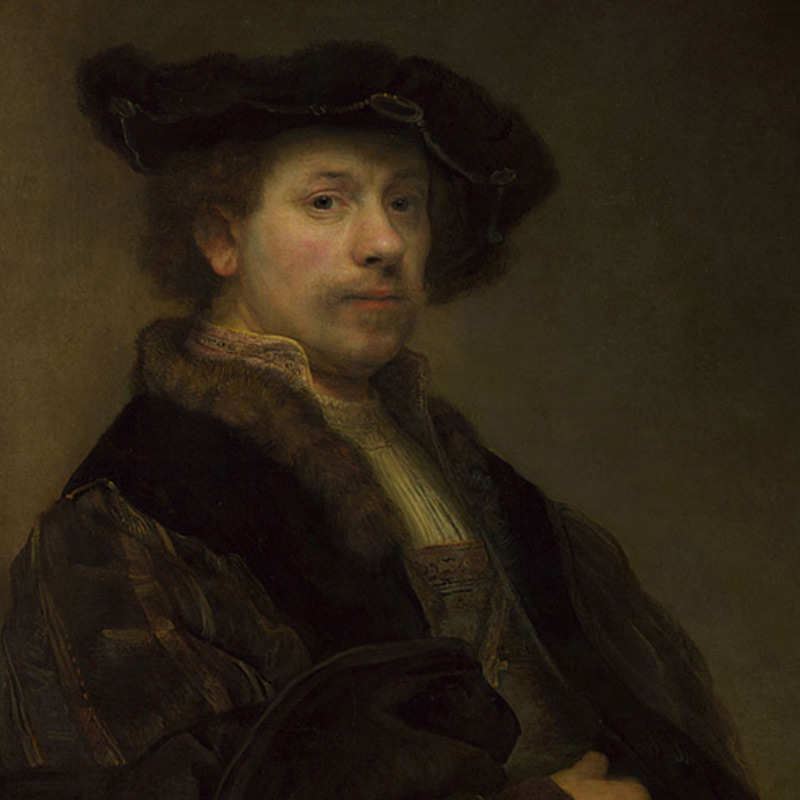 Rembrandt s Self Portrait at the Age of 34 on loan from The National Gallery London Norton Simon Museum
